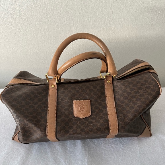 Celine | Bags | Celine Duffle Bag Triomphe Macadam Canvas | Poshmark